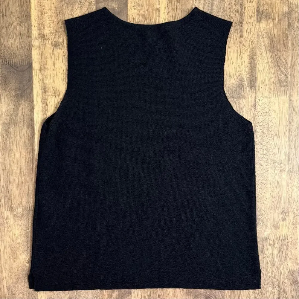 Eileen Fisher | Tops | Eileen Fisher Shell Tank 0 Wool Italian Yarn ...